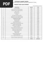 Ultratech Cement Price List 2025 | PDF
