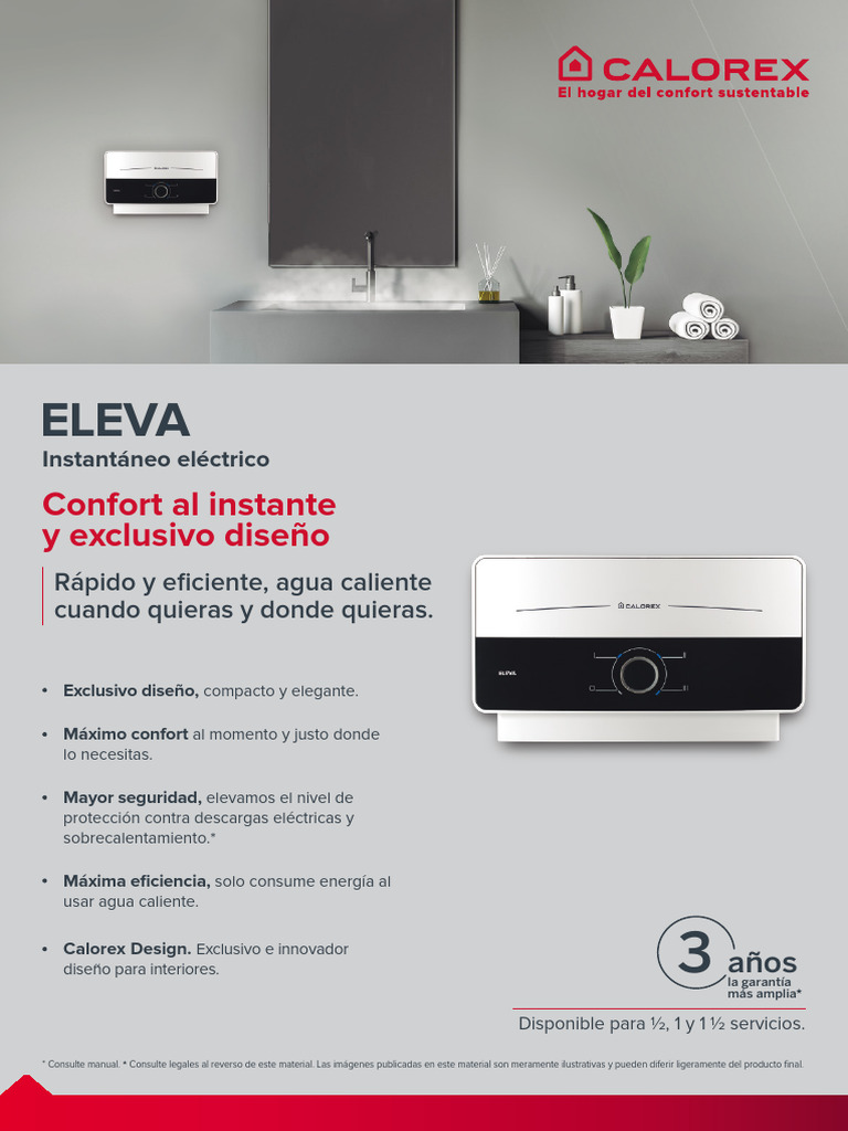 Calentador Eleva | PDF