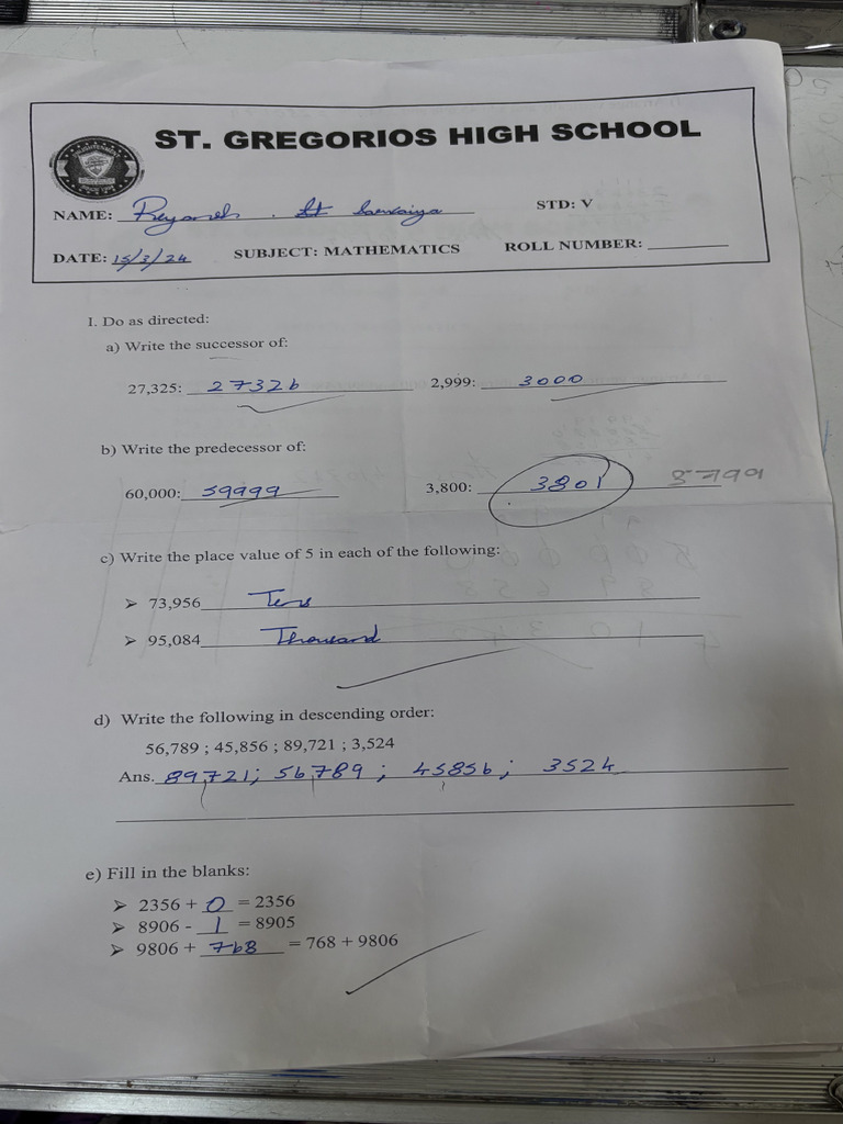 Maths Assessment 1 Last Year Compilation | PDF