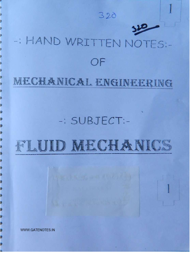 FM-GATE Mechanical Free Notes | PDF