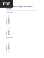 A1 English 1000 Words | PDF