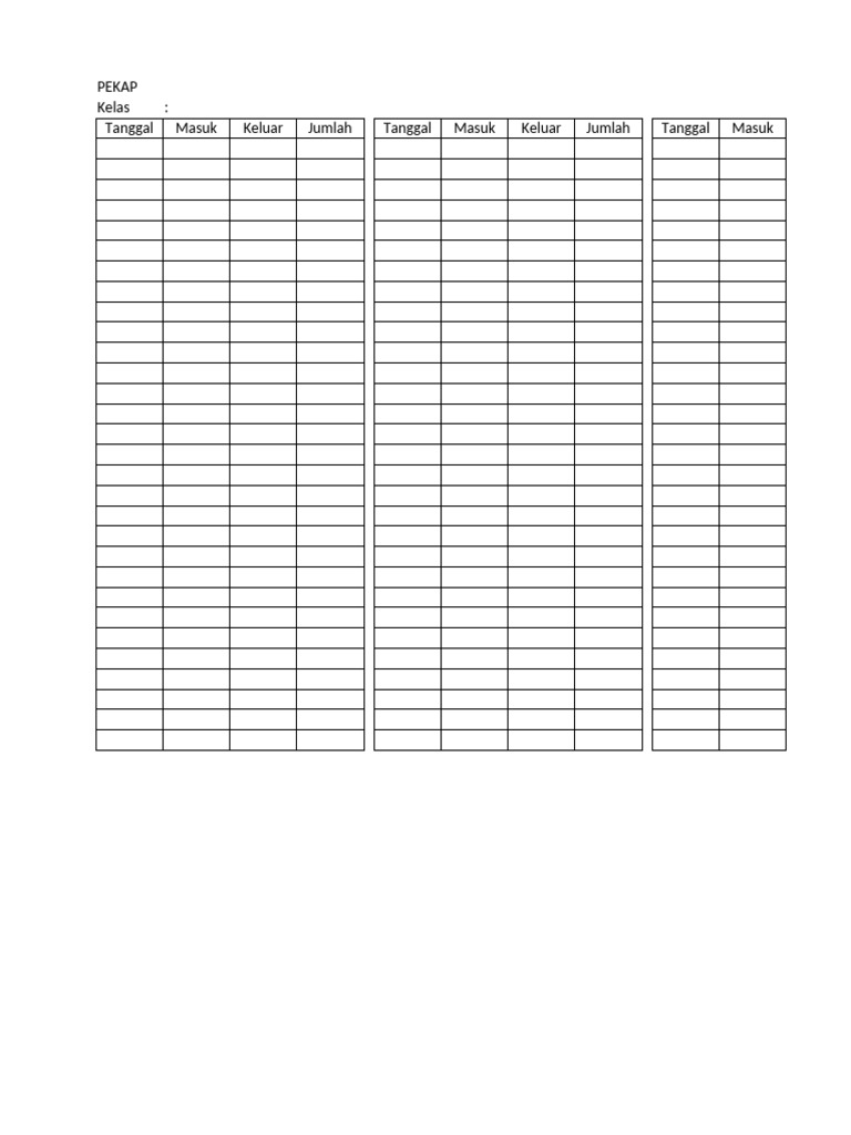 Buku Tabungan Format | PDF