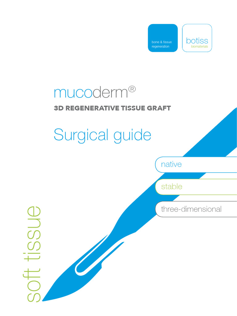 Mucoderm®: A Guide for Soft Tissue Grafting | PDF | Dental Implant ...