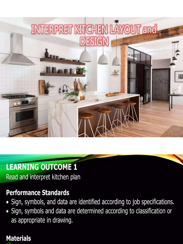 Interpret Kitchen Layout | PDF
