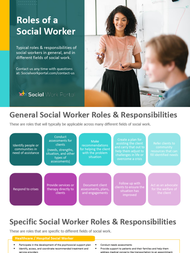 SWP Roles of A Social Worker | PDF | Social Work | Medicine