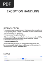 Expt.11 Demonstrate Exception Handling | PDF | Java (Programming Language) | Computer Engineering