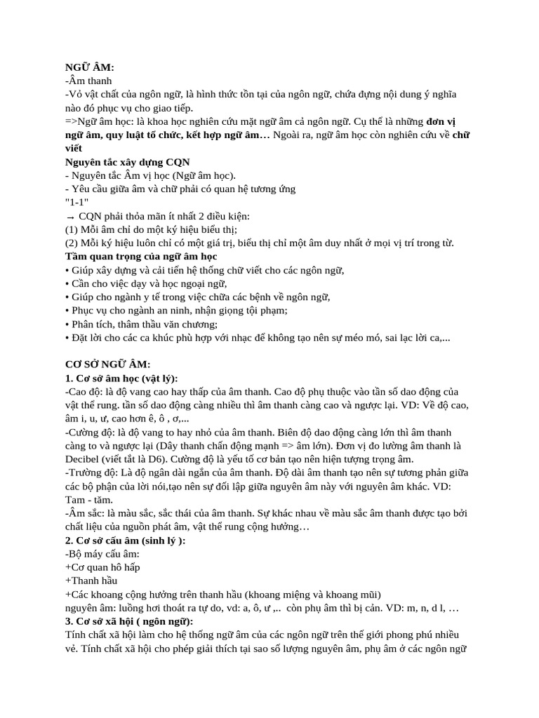 Ngữ Âm | PDF