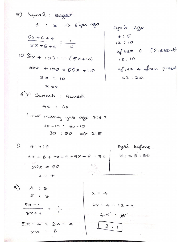 Ages (Apti) Solution | PDF