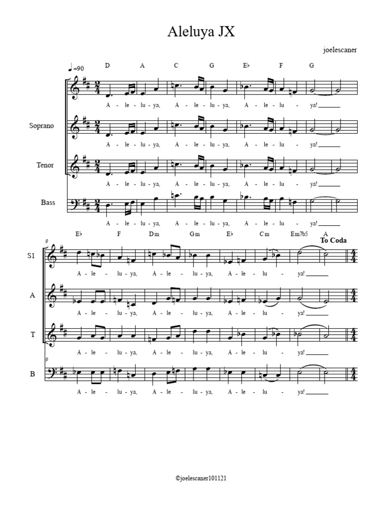 Aleluya JX 2025 | PDF