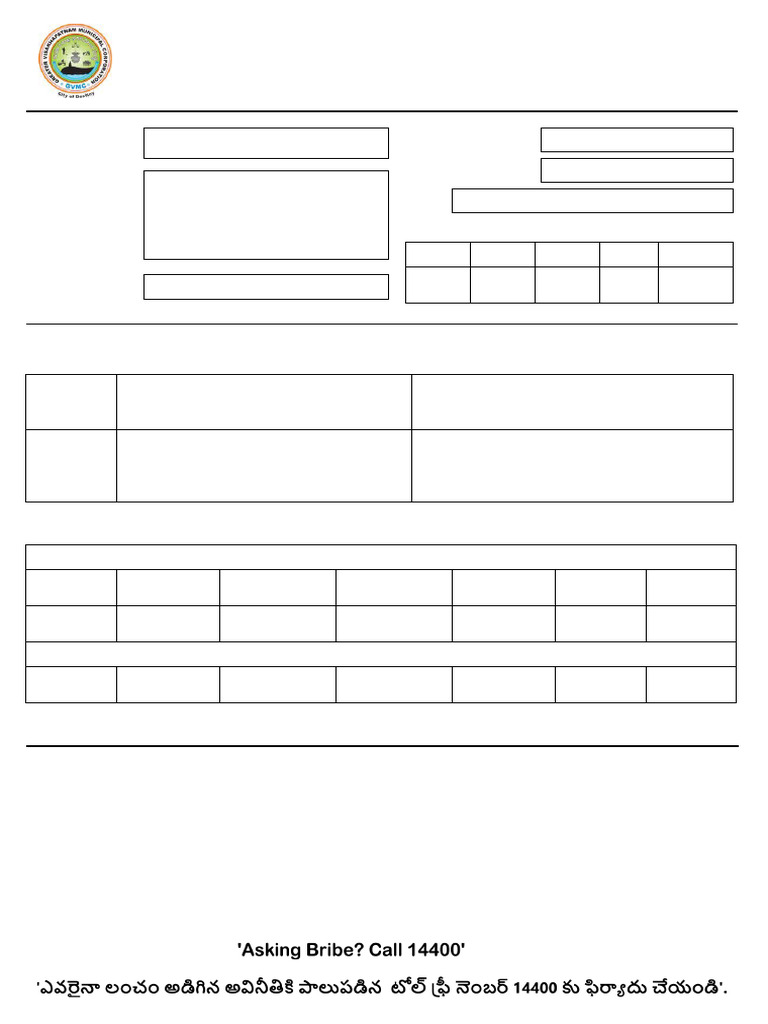 Property Tax GVMC | PDF