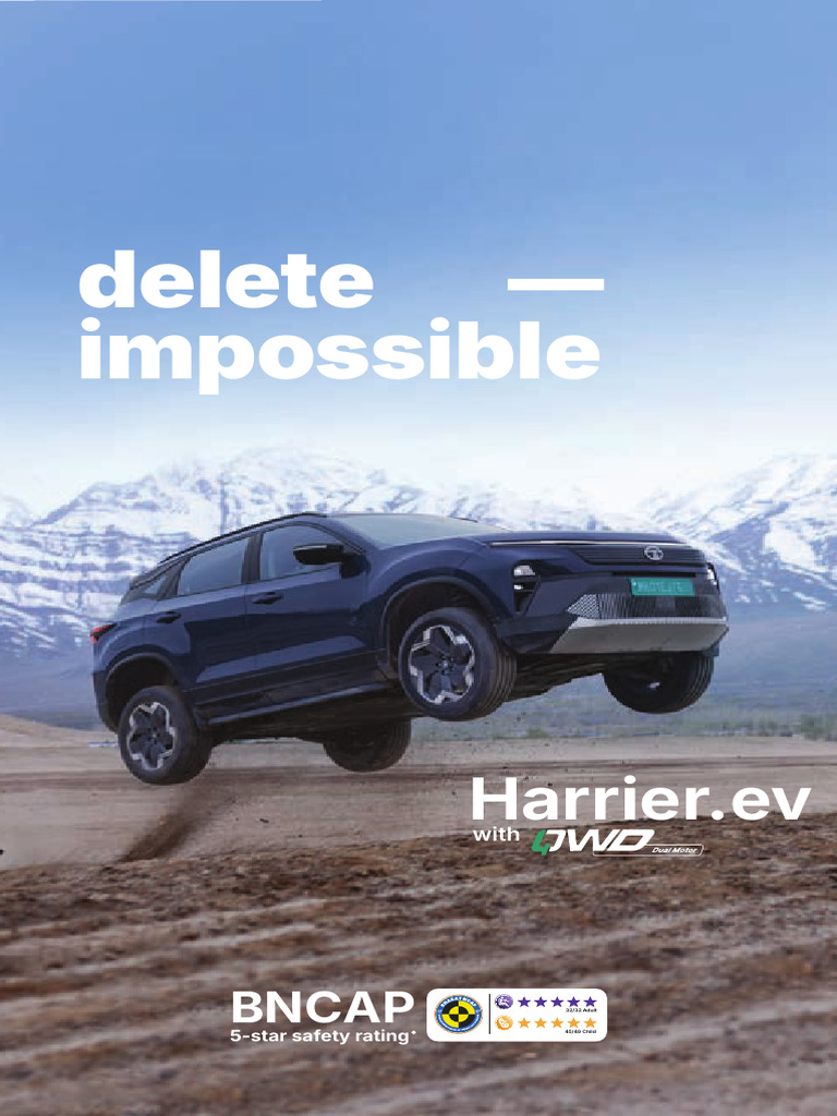 Harrier Ev Brochure | PDF | Battery Charger | Land Vehicles