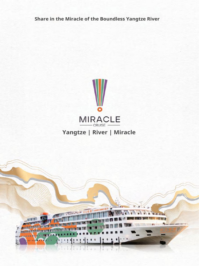 Yangtze River Miracle Cruise Itinerary | PDF | Cruise Ship