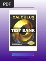 Complete Bundle Calculus 10th Edition Larson | PDF | Integral | Derivative