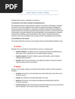 Andrade's Doodling Study Findings | PDF | Attention | Experiment