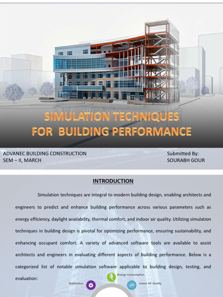 Building Performance Simulation Tools | PDF | Simulation | Lighting