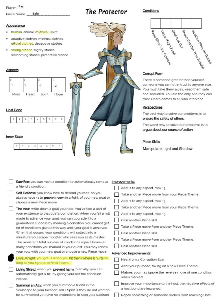 Baldr Charactersheet Final | PDF