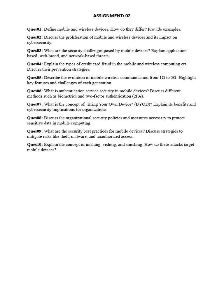 CyberSecurity Assignment 2 | PDF