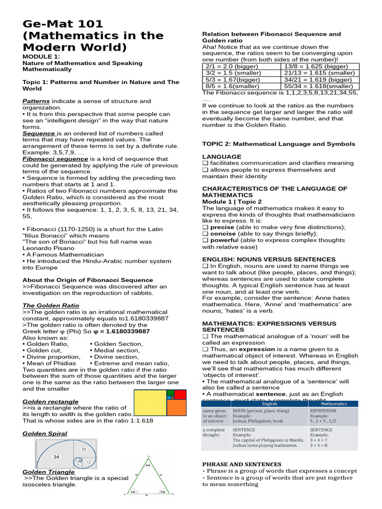 MMW Reviewer For Retention | PDF | Mode (Statistics) | Interest
