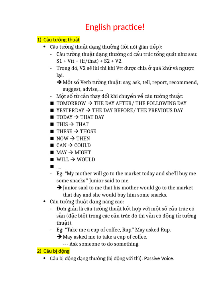 English Practice | PDF