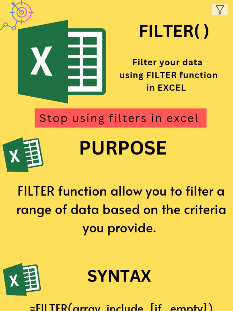 Filter Function in Excel 1675025851 | PDF