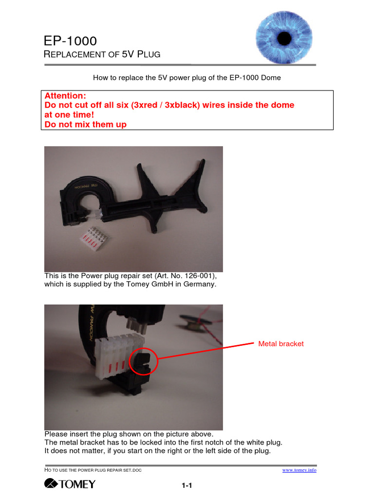 Ho To Use The Power Plug Repair Set | PDF