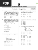 Class 9 Motion Numericals PDF Guide | PDF | Acceleration | Speed