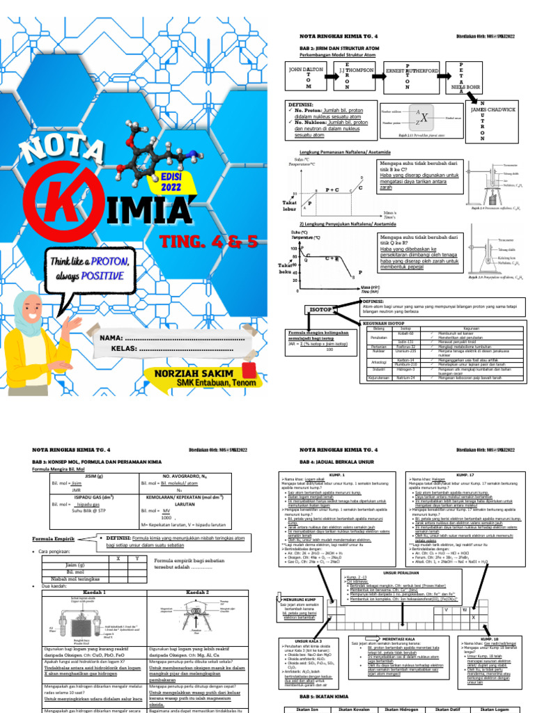 Nota Ringkas Kimia | PDF