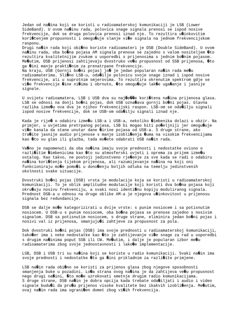 SSB | PDF