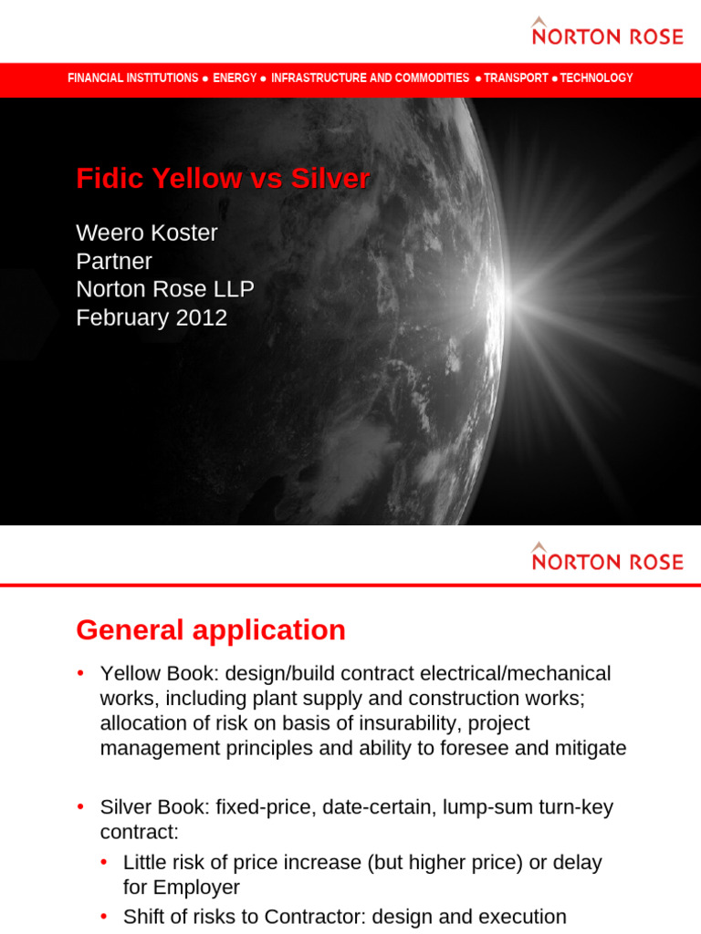 Fidic - Silver Book 1999 | PDF | Employment | Bonds (Finance)