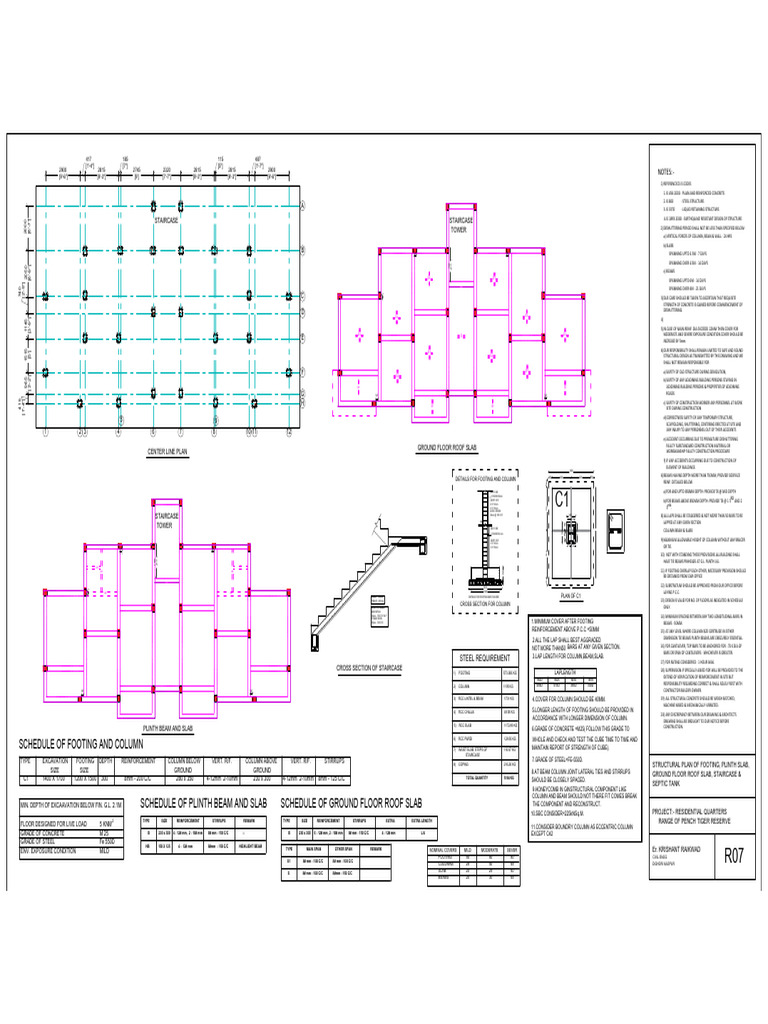 Structure Residential Quater Pench WL r07 4.87 | PDF | Structural Engineering | Real Estate