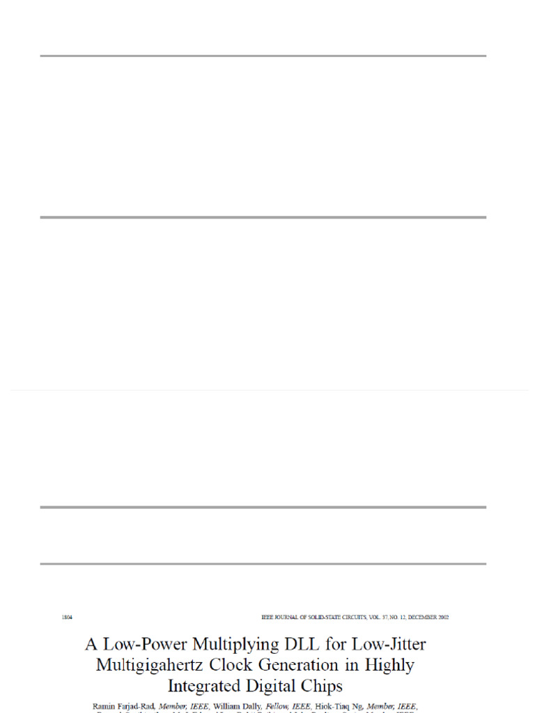 PLL Architectures and Communication Techniques | PDF