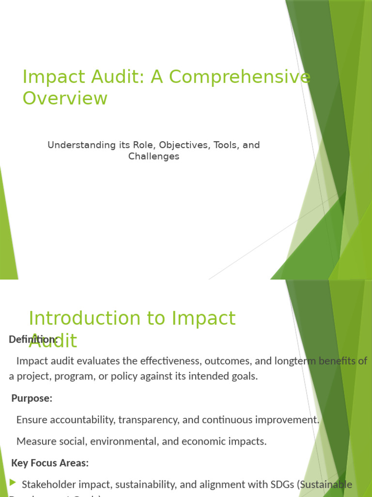 Understanding Impact Audits | PDF | Audit | Corporate Social Responsibility