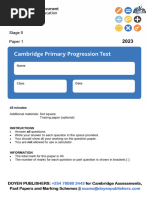 Science Stage 6 2026 Paper 1 Progression Test Questions - Studocu | PDF