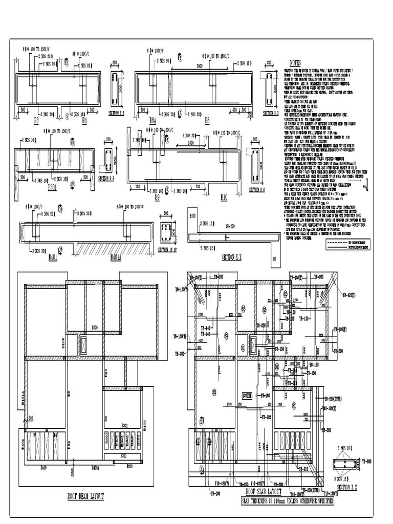 Roof Beam Layout | PDF