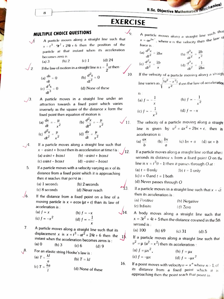 Rectilinear Motion | PDF | Acceleration | Force