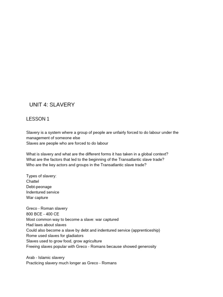 Understanding Slavery: Forms and History | PDF | Slavery | Abolitionism