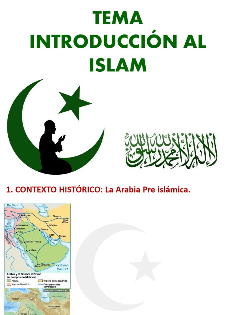 Tema 5 - Introduccion Al Islam | PDF | Mahoma | Ali