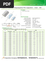 Polyester Capacitor Datasheet | PDF | Capacitor | Quantity