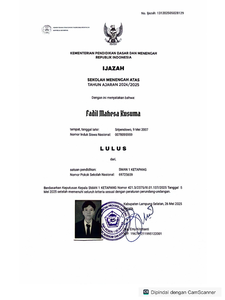Fadil Ijazah | PDF