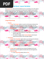 MS Word Design Tab Guide | PDF | Microsoft Word | Typefaces
