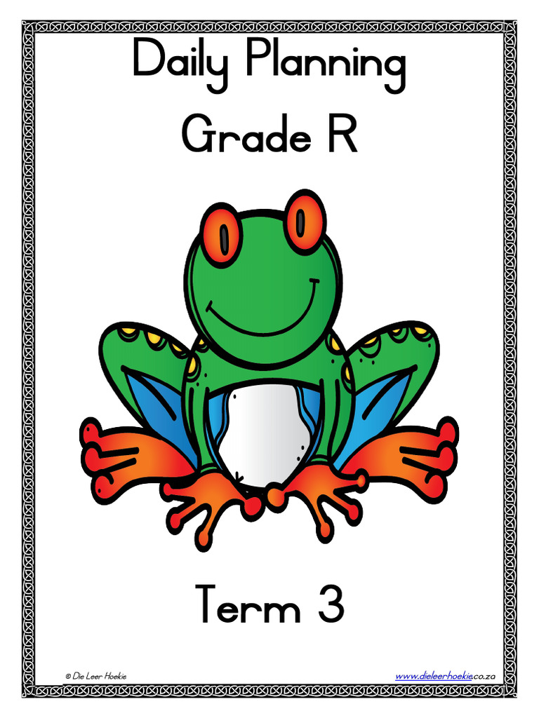Grade R - Daily Planning - Term 3 | PDF
