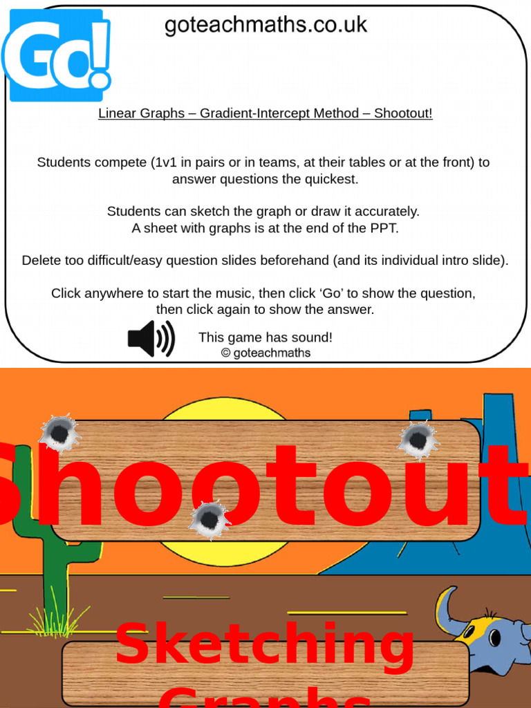 Linear Graphs Gradient Intercept Method Shootout | PDF