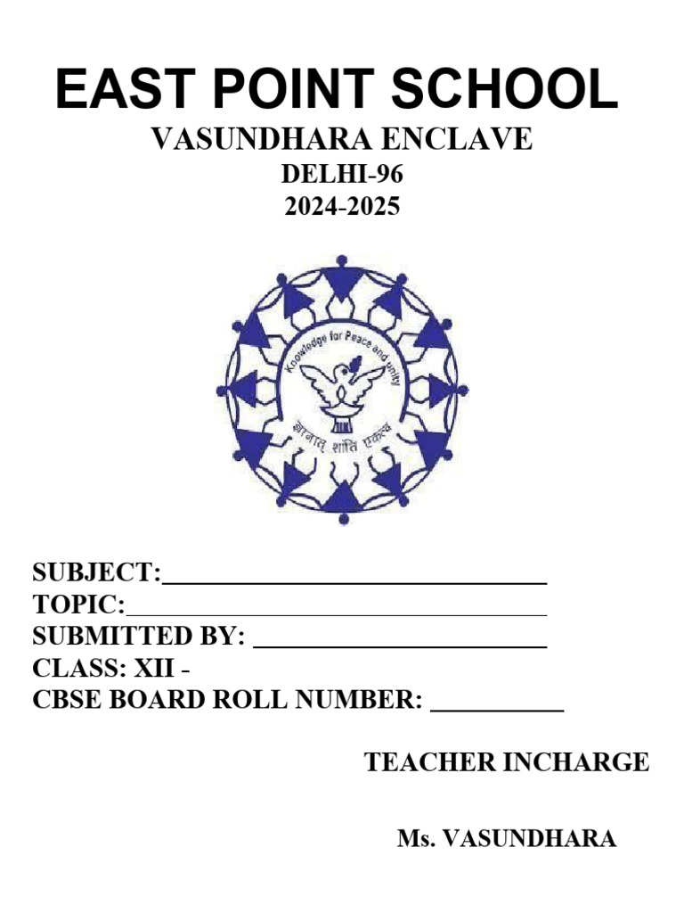 BST Cover Page | PDF