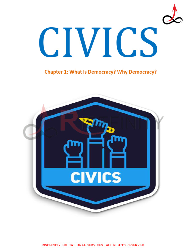 Chapter - 1 What Is Democracy Why Democracy Watermark | PDF | Democracy ...