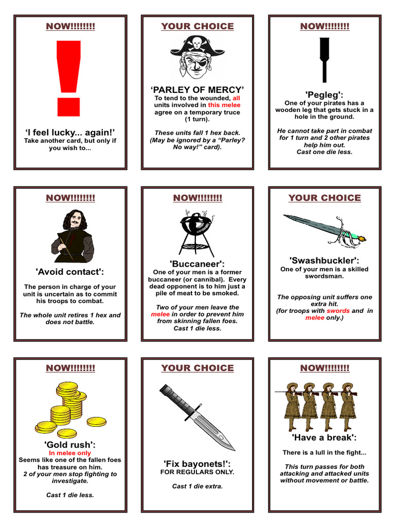 Scum Cards Land Events 02 | PDF | Military