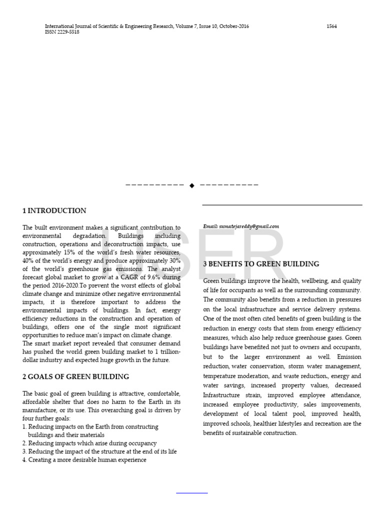 The Emerging Trends in Green Building Construction Practice | PDF ...