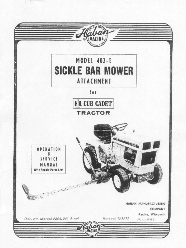 Haban 402-E Sickle | PDF