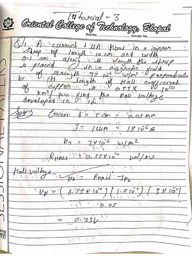 Tutorial 3 Physics Pdf