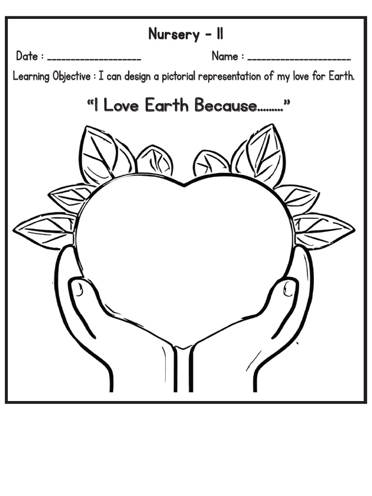 I Love Earth Because (Poster) Untitled-1 | PDF