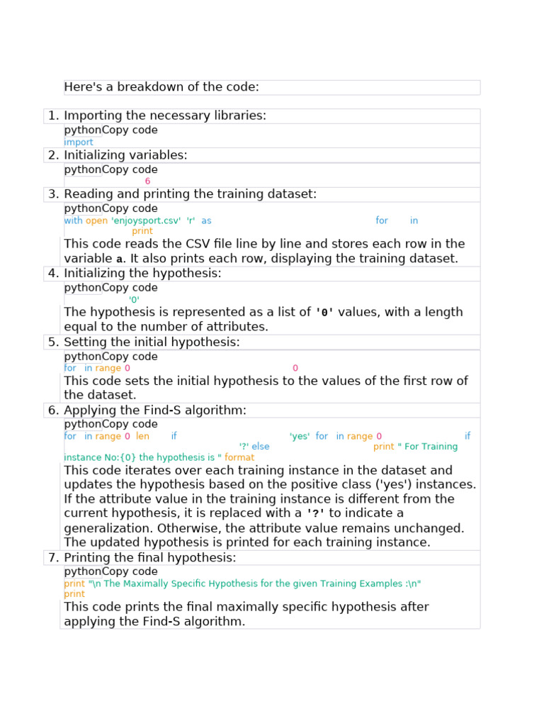 Exp1 Explanation | PDF